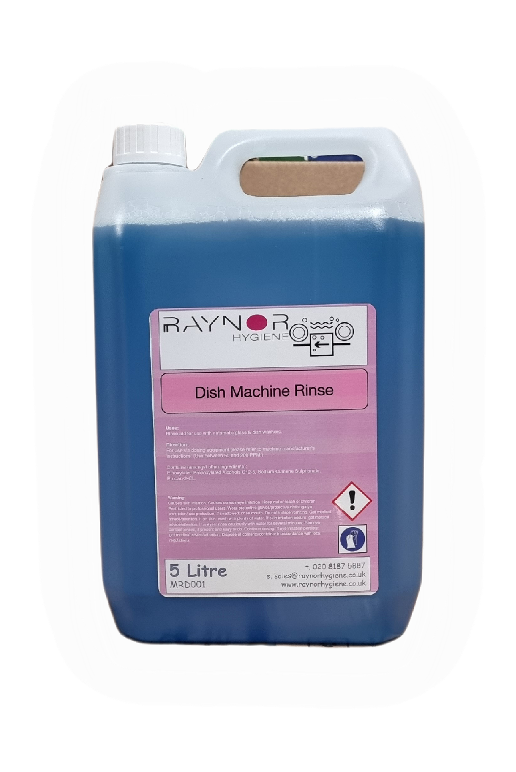 DISHMACHINE RINSE AID 2X5 LTR – Raynor Hygiene
