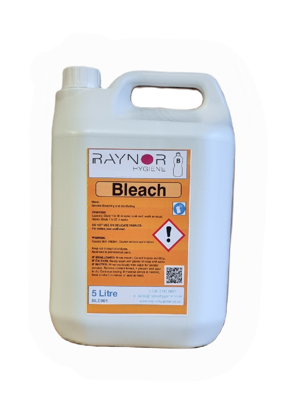 BLEACH 2X5 LTR – Raynor Hygiene