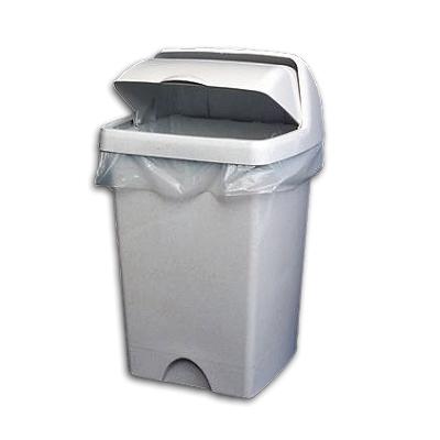 WHITE SWING BIN LINERS 12x23x29 1X1000 – Raynor Hygiene