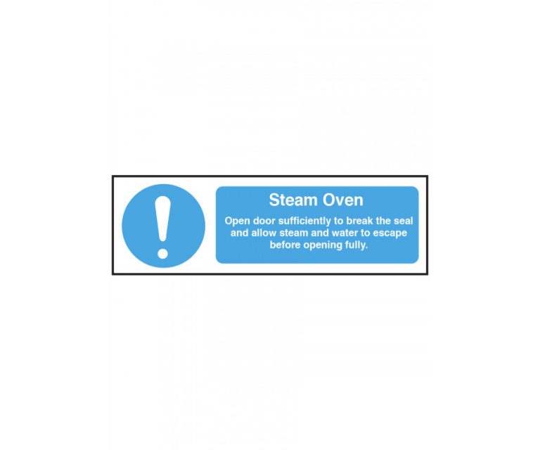 Steam Oven Safety Sign – Raynor Hygiene