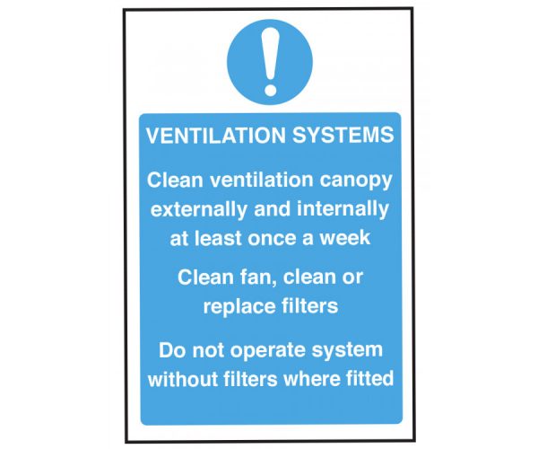 Ventilation System Safety Sign – Raynor Hygiene