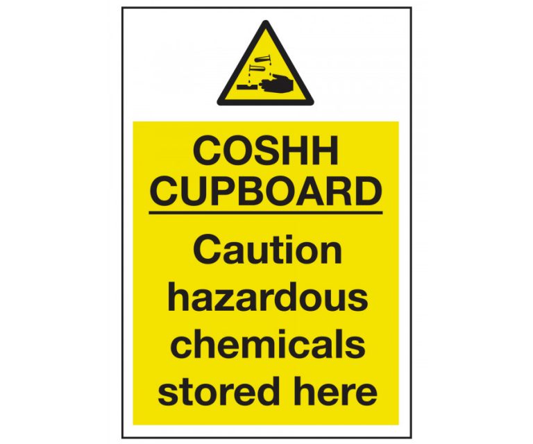 COSHH Cupboard Sign – Raynor Hygiene