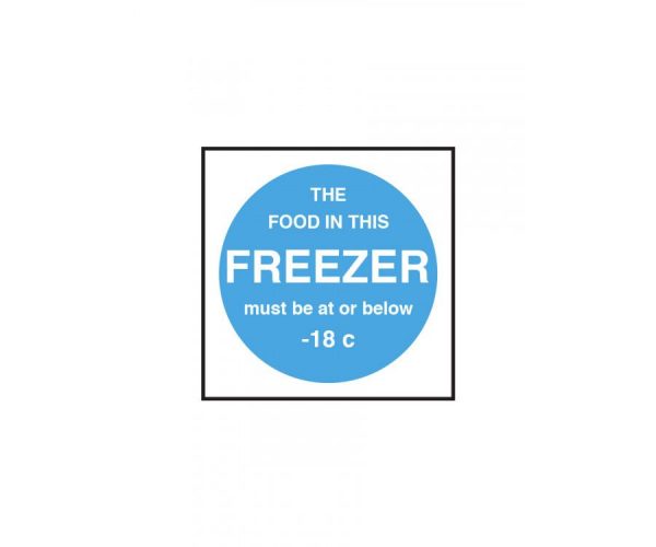 Freezer Temperature Notice – Raynor Hygiene