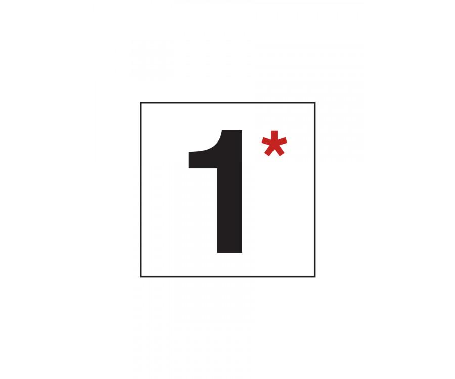 Fridge & Freezer Numbers 100x100mm – Raynor Hygiene