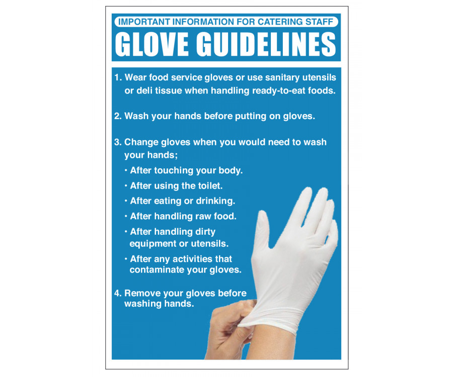 Glove Guidelines Notice – Raynor Hygiene