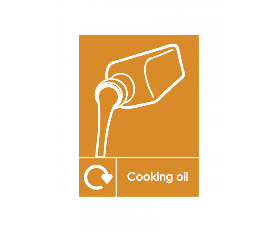 Cooking Oil Recycling Bin Sticker – Raynor Hygiene