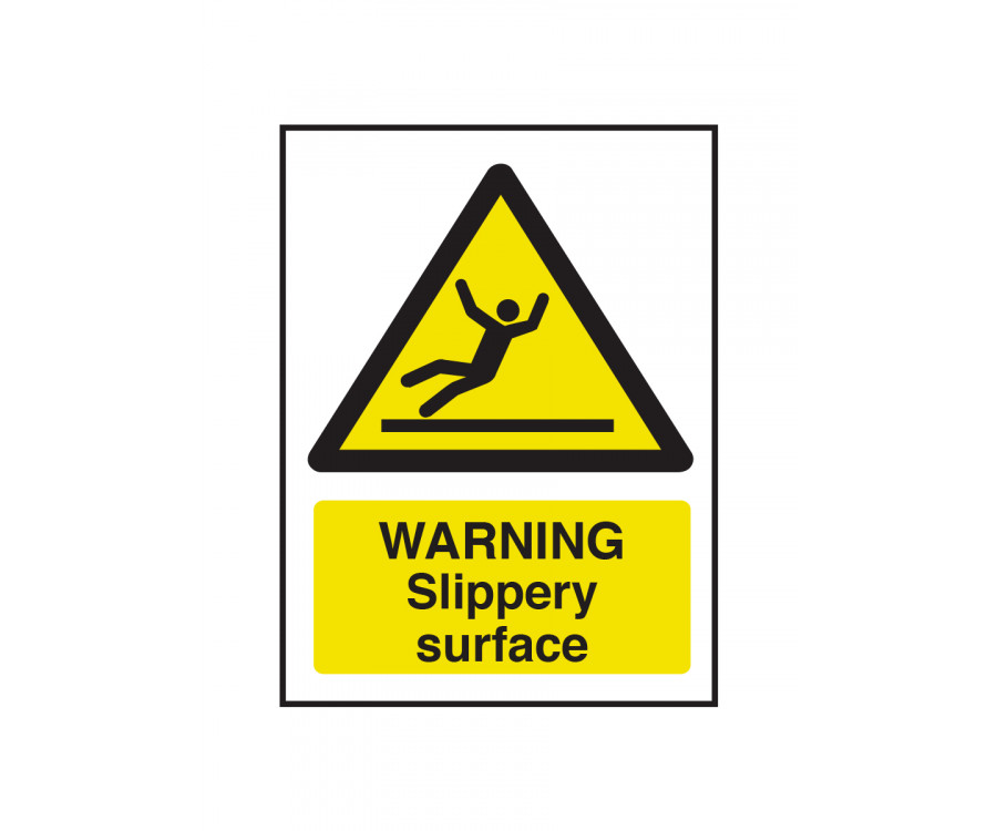 Warning Slippery Surface Safety Sign – Raynor Hygiene