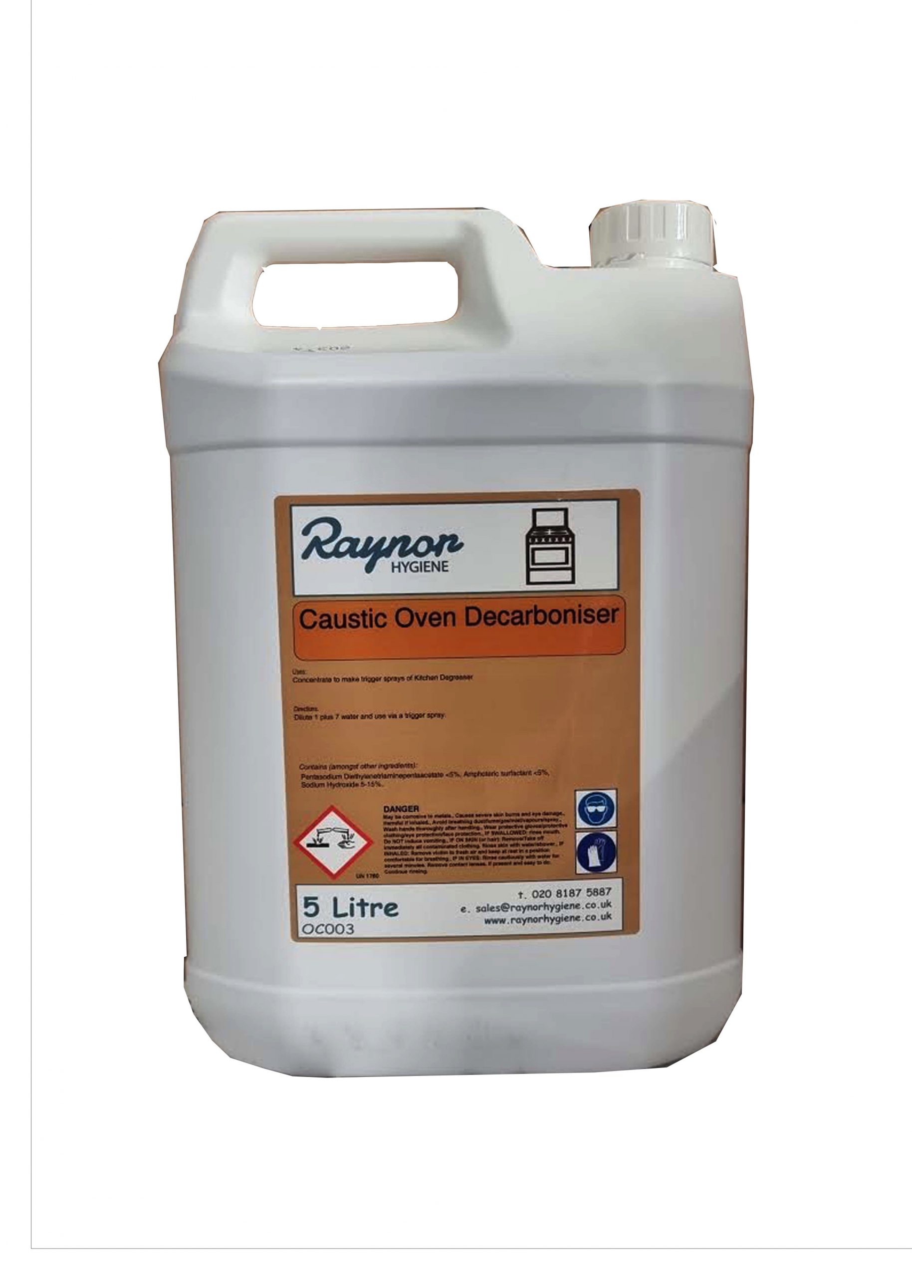 CAUSTIC OVEN CLEANER 5LTR CONCENTRATE – Raynor Hygiene