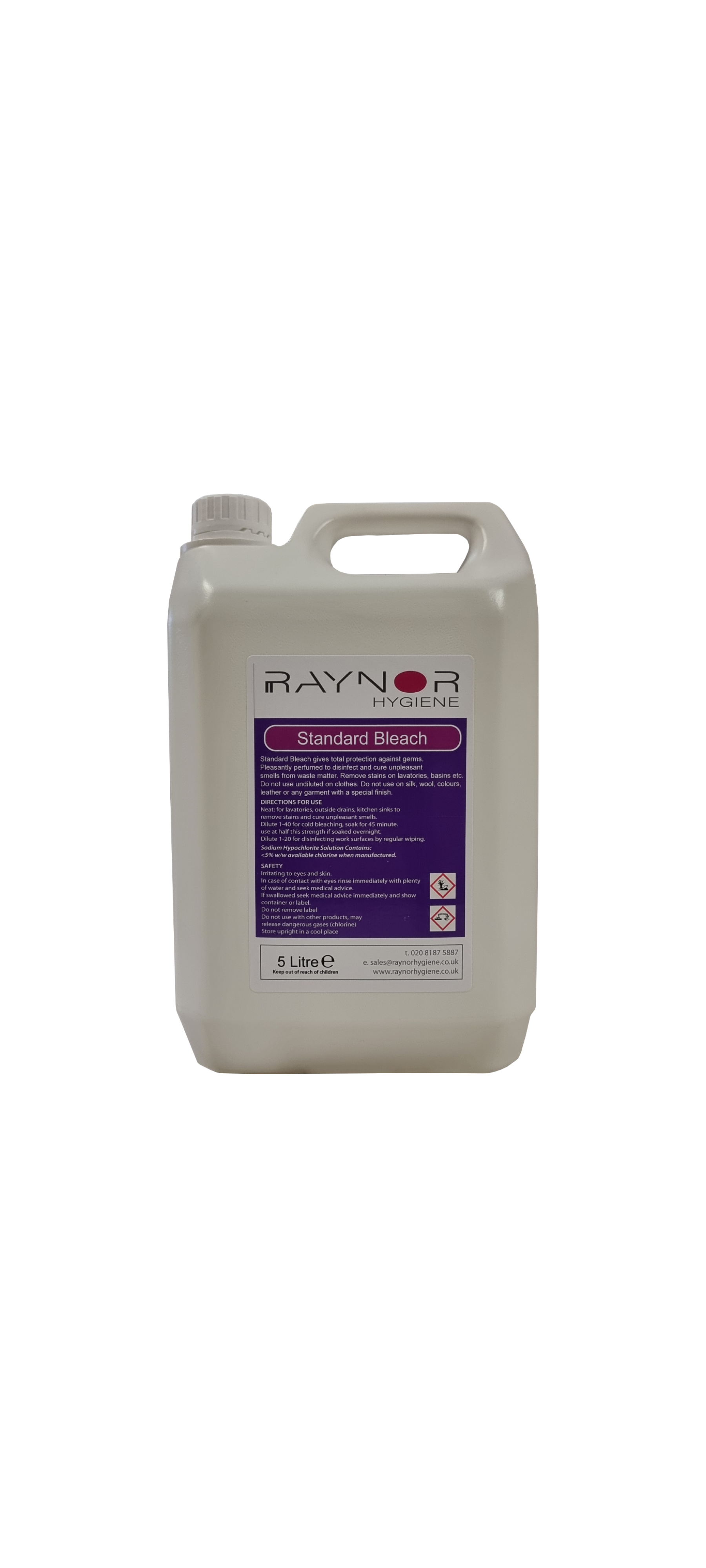 BLEACH 2X5 LTR – Raynor Hygiene