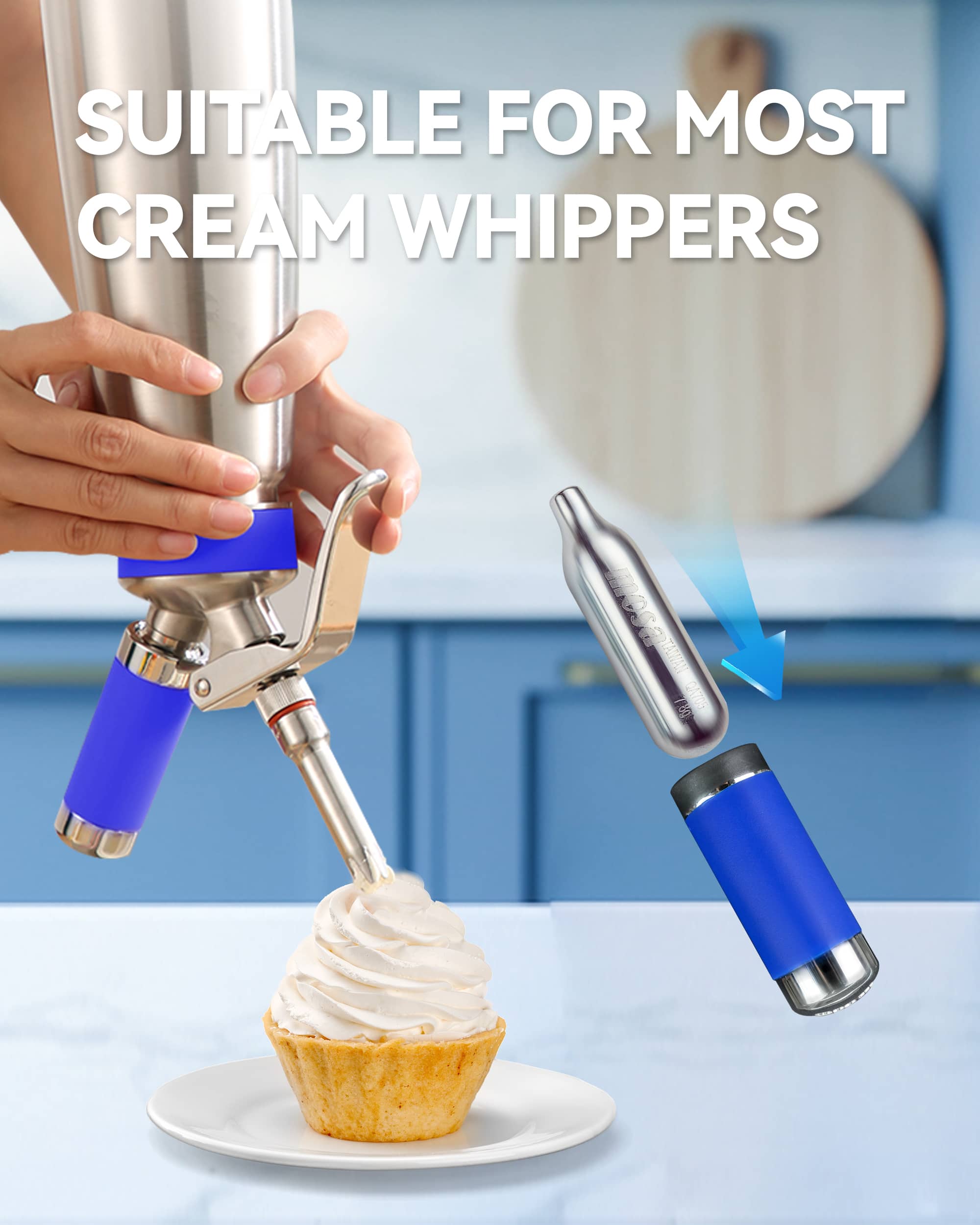 CREAM WHIPPER CHARGE BULBS (Mosa) x50 – Raynor Hygiene