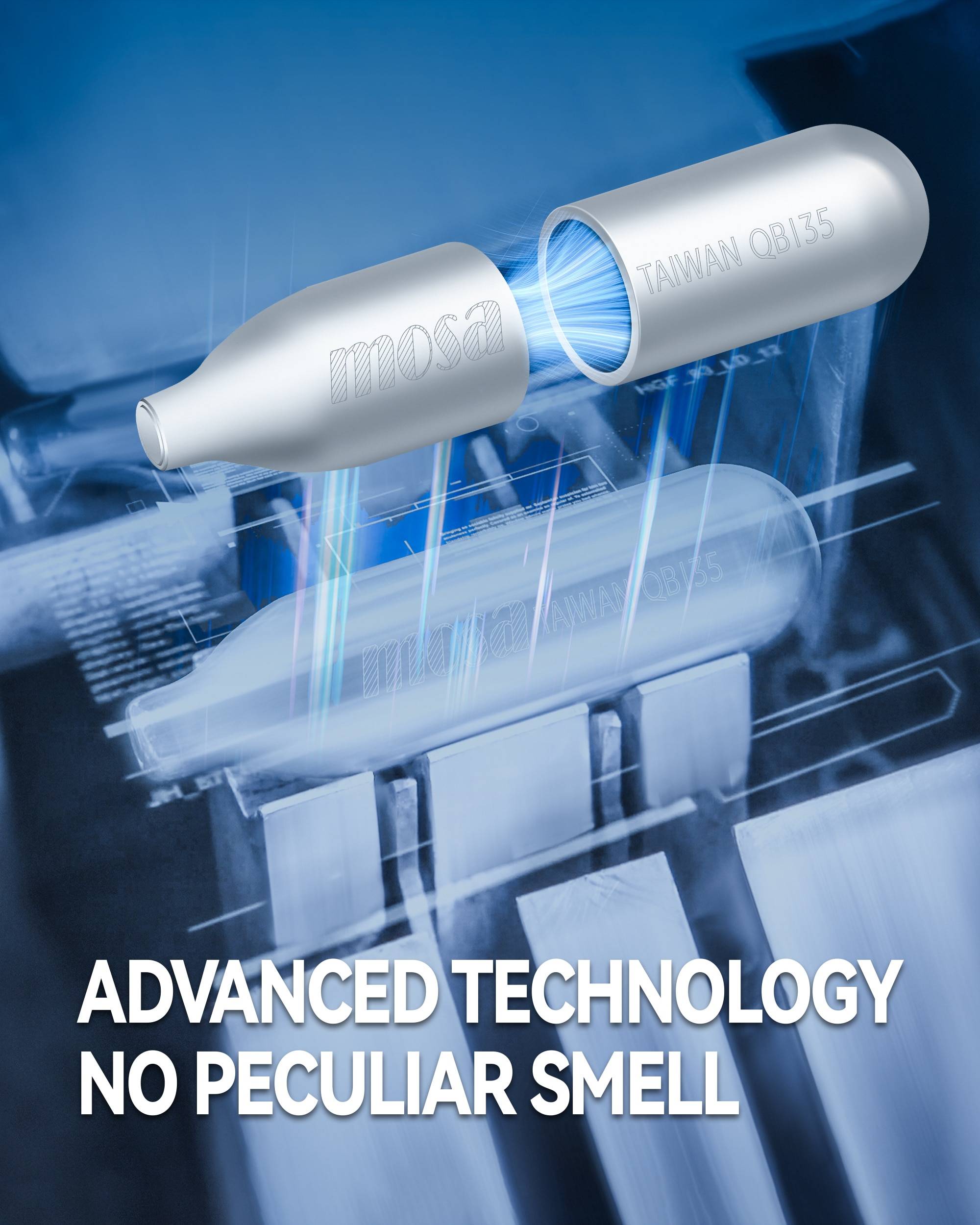 CREAM WHIPPER CHARGE BULBS (Mosa) x50 – Raynor Hygiene