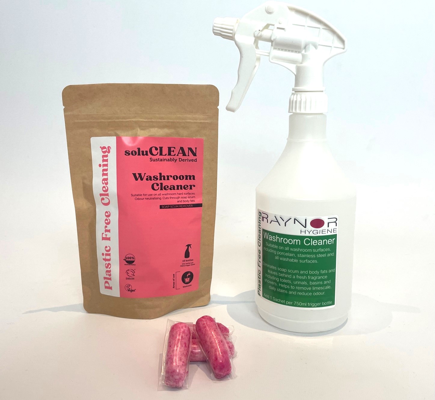 WASHROOM CLEANER SACHET FOR 750ML 1X10 – Raynor Hygiene