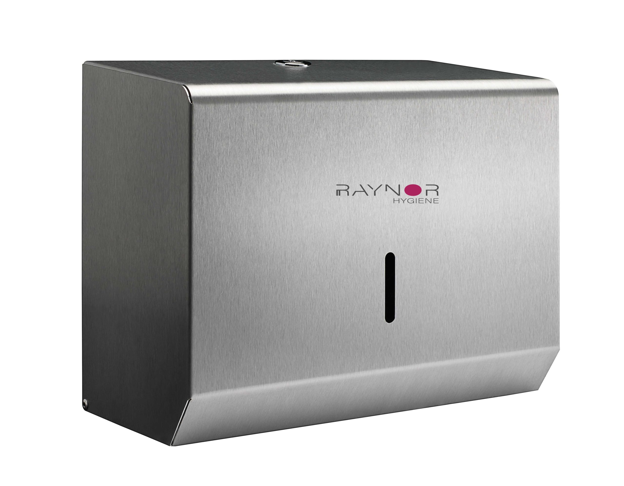 ST/ STEEL C FOLD DISPENSER SHORT – Raynor Hygiene