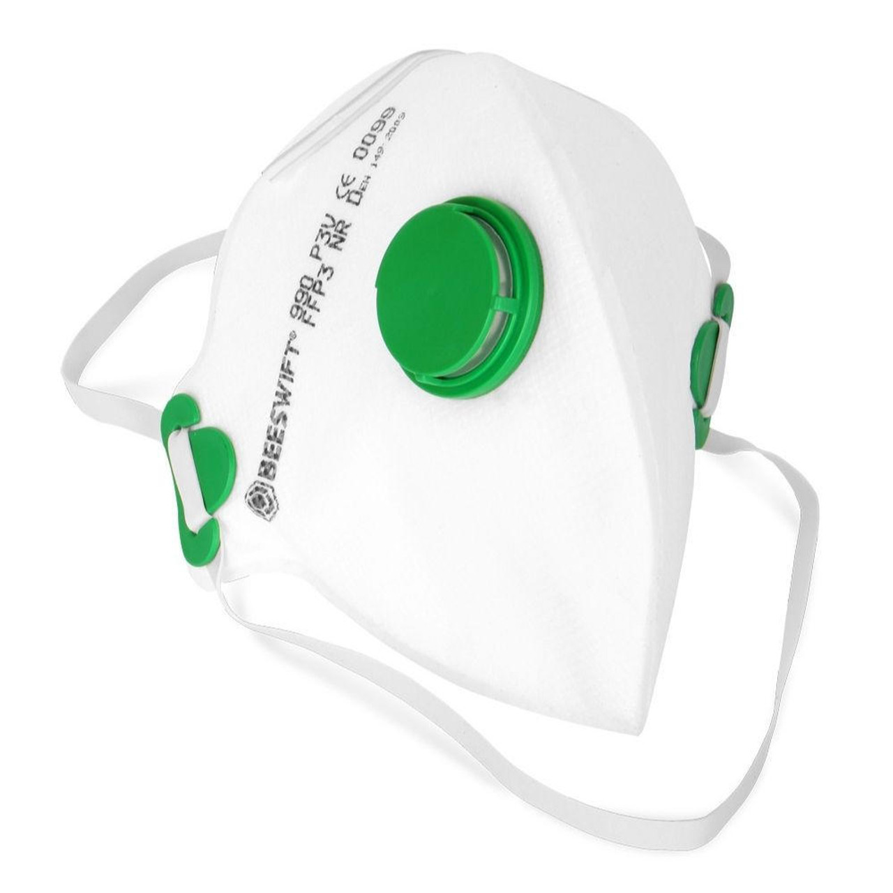 VALVED DUST MASK/RESPIRATOR FOLDED FLAT SINGLE MASK FFP3 – Raynor Hygiene