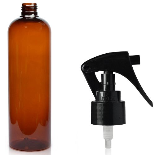 500ml AMBER PLASTIC TRIGGER BOTTLE – Raynor Hygiene