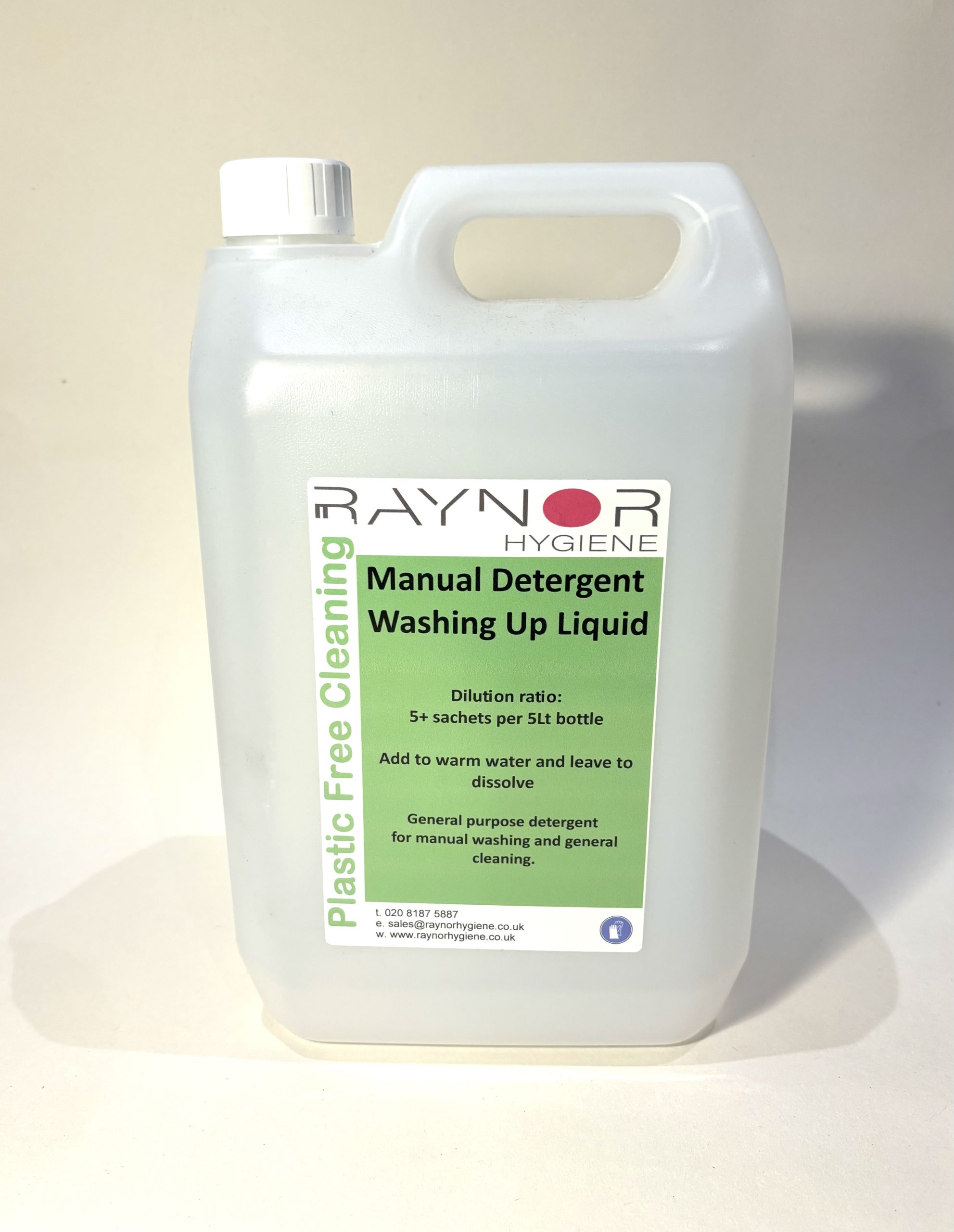 MANUAL DETERGENT WASH-UP LIQUID X10 SACHETS for 5lt – Raynor Hygiene
