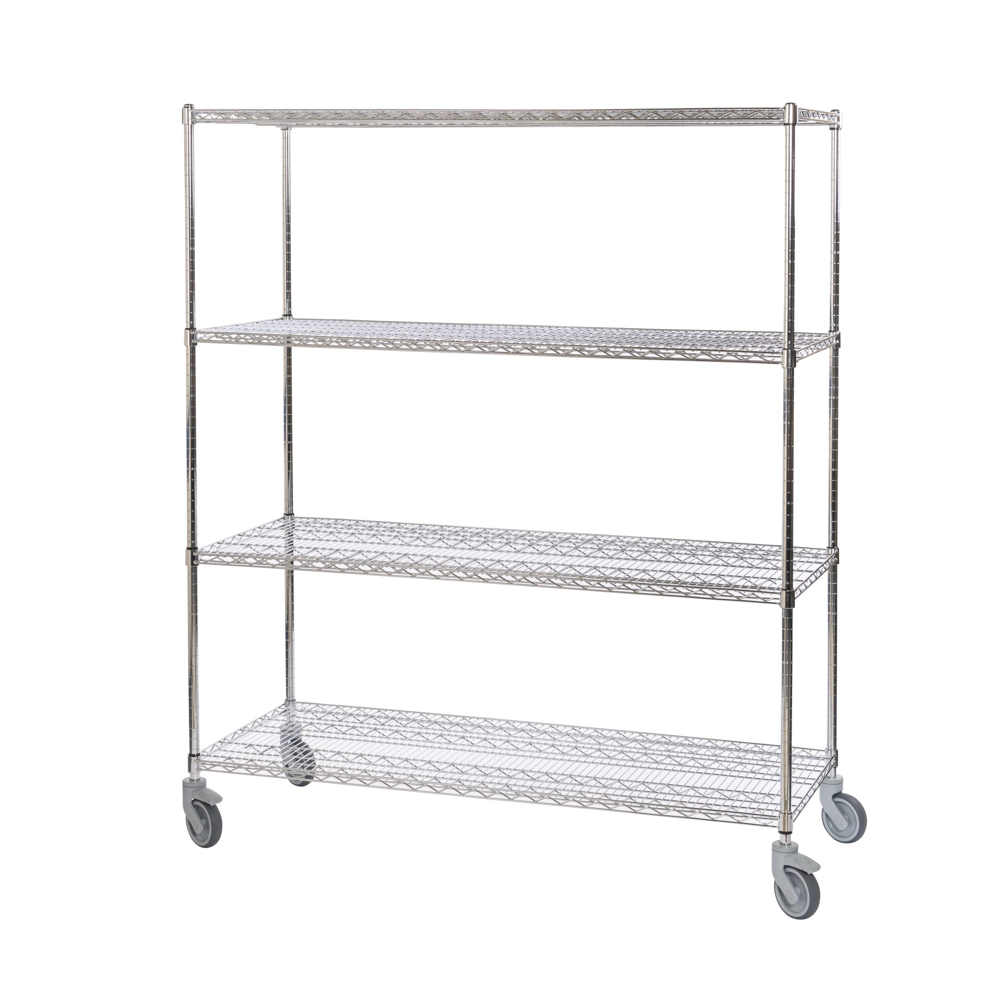EZ Store + Wire Shelving System, 3-tier, 1200mm W x 600mm D x 1650mm H ...